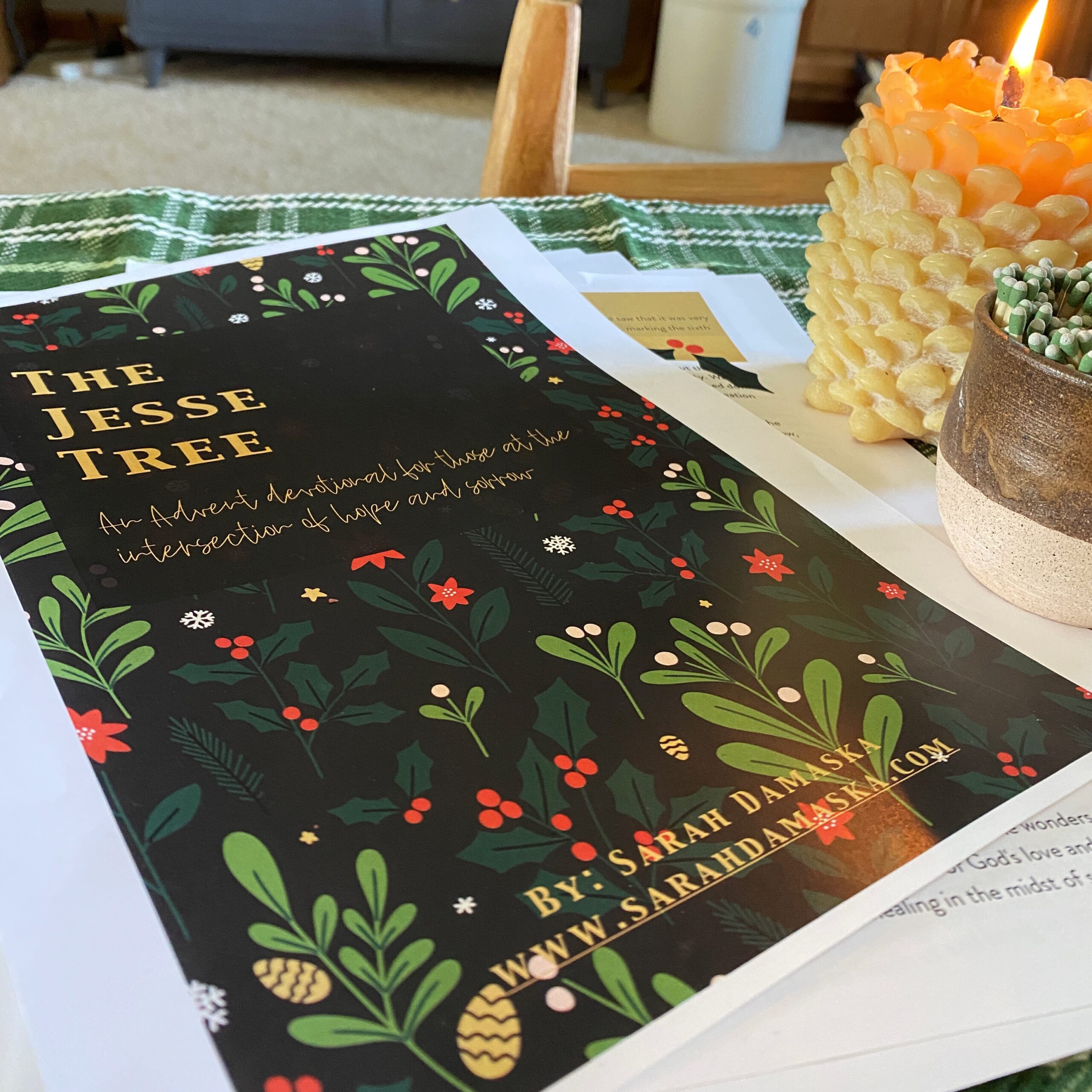 The Jesse Tree: An Advent Devotional for adults (PDF) - sarahdamaska.com
